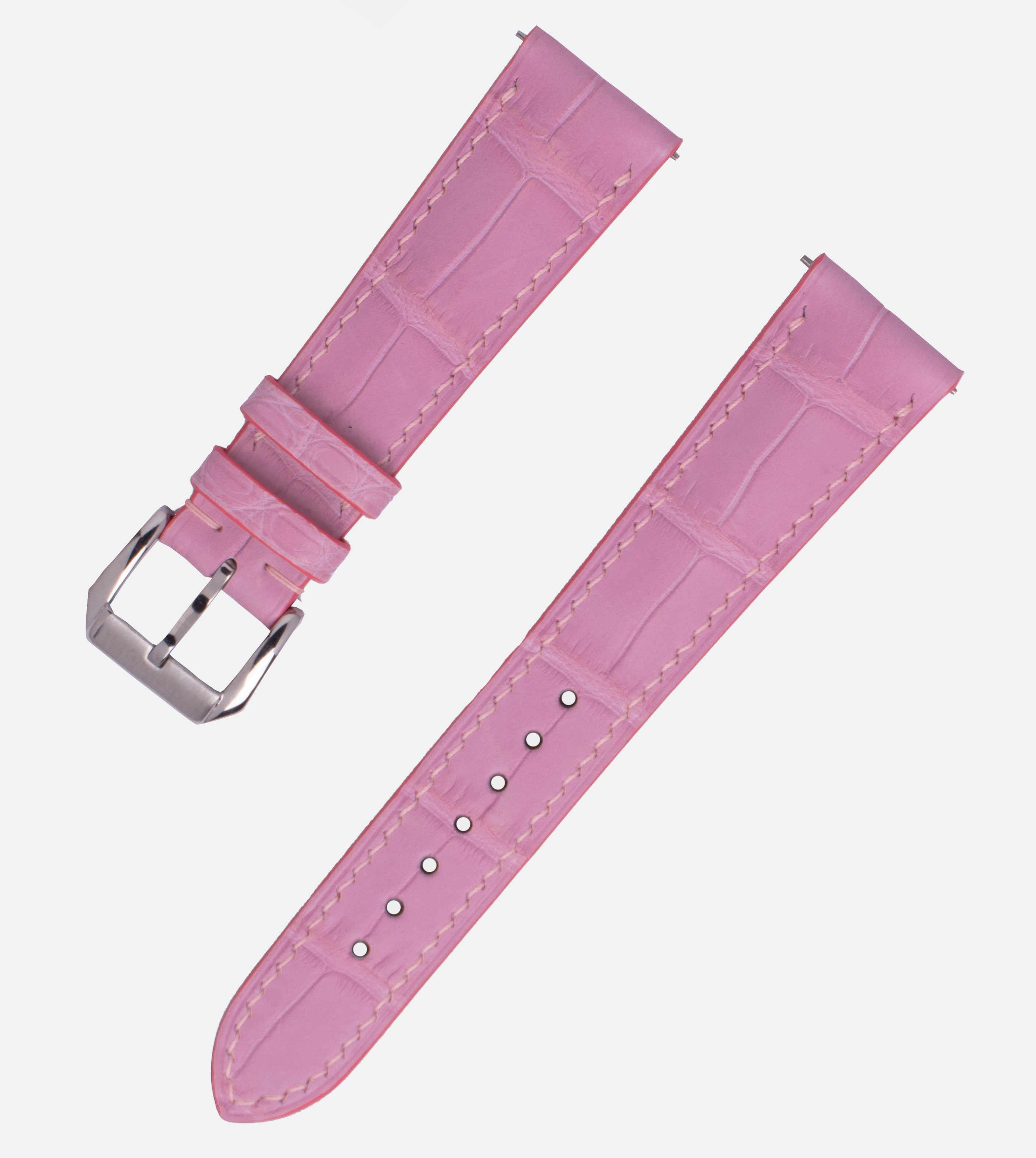 Alligator Pink Watch Strap - Alligator Leather Strap – OPTO WATCH CO.