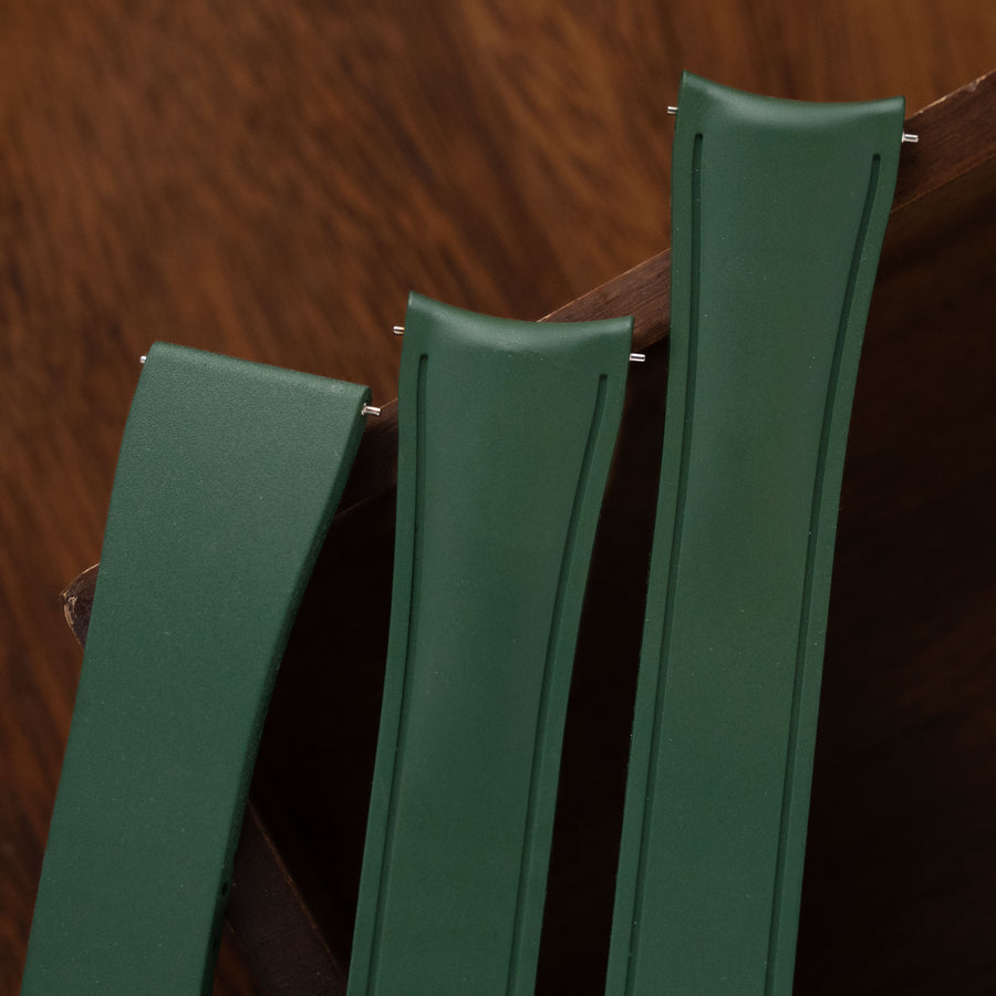 OWC CUSTOMIZABLE SIZE FKM CURVED | GREEN – OPTO WATCH CO.