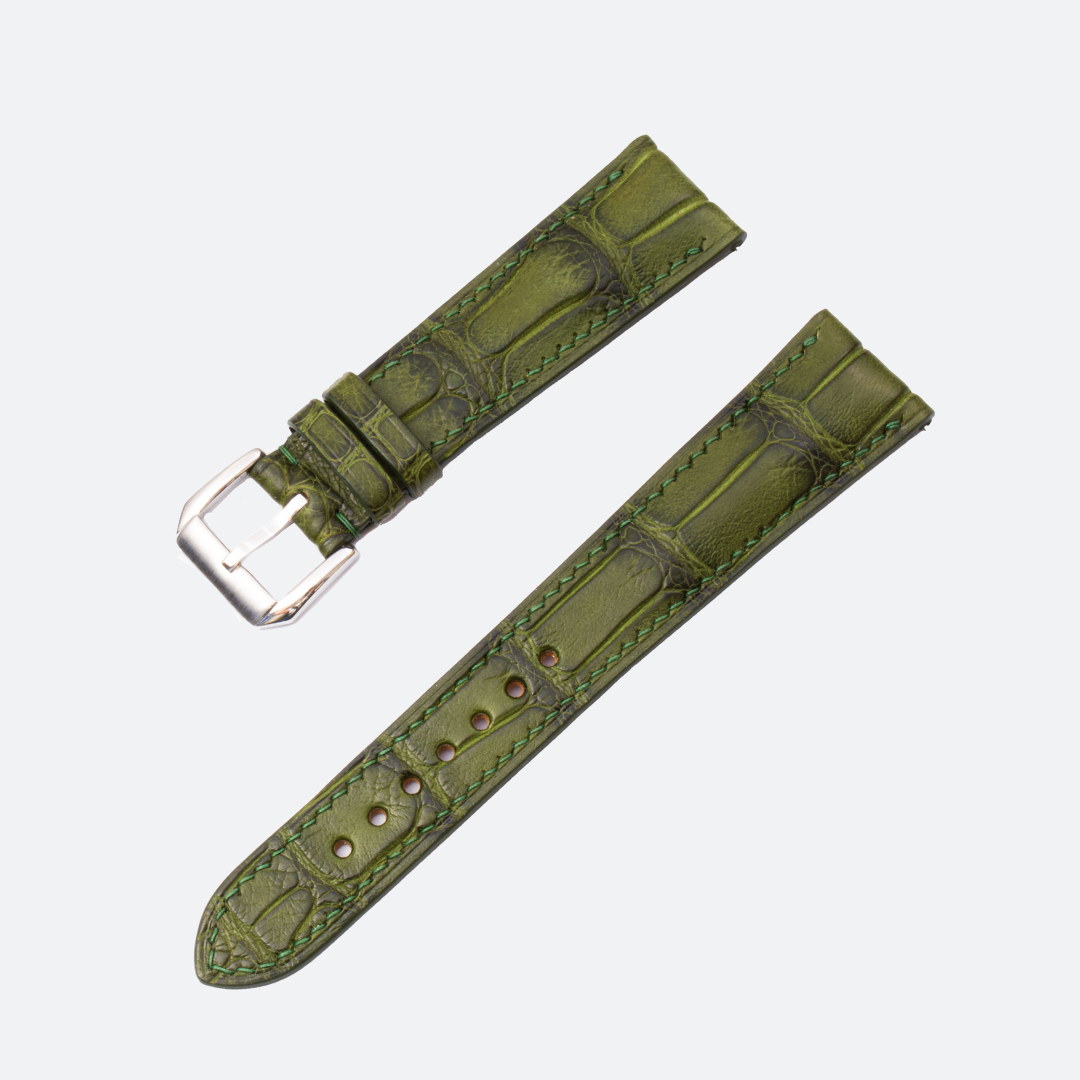 Olive Green Alligator | OPTO WATCH CO.