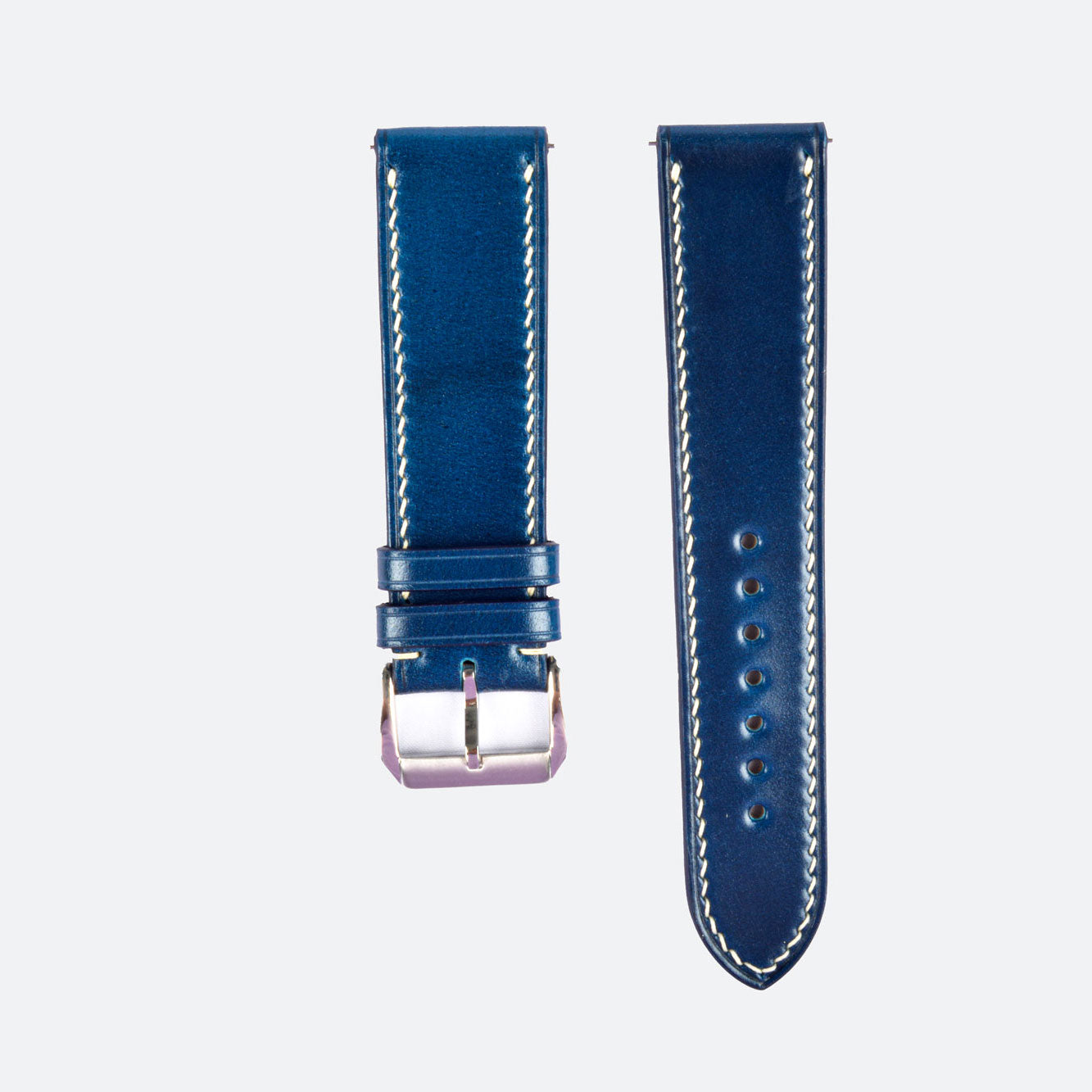 Shell Cordovan Navy Blue Watch Strap - Navy Blue Watch Strap – OPTO ...